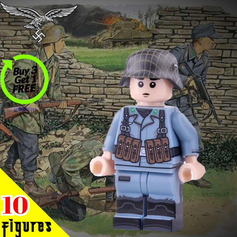 WW2 Nazi German - Luftwaffe Field Divisions soldier - [10] FIGURES ...