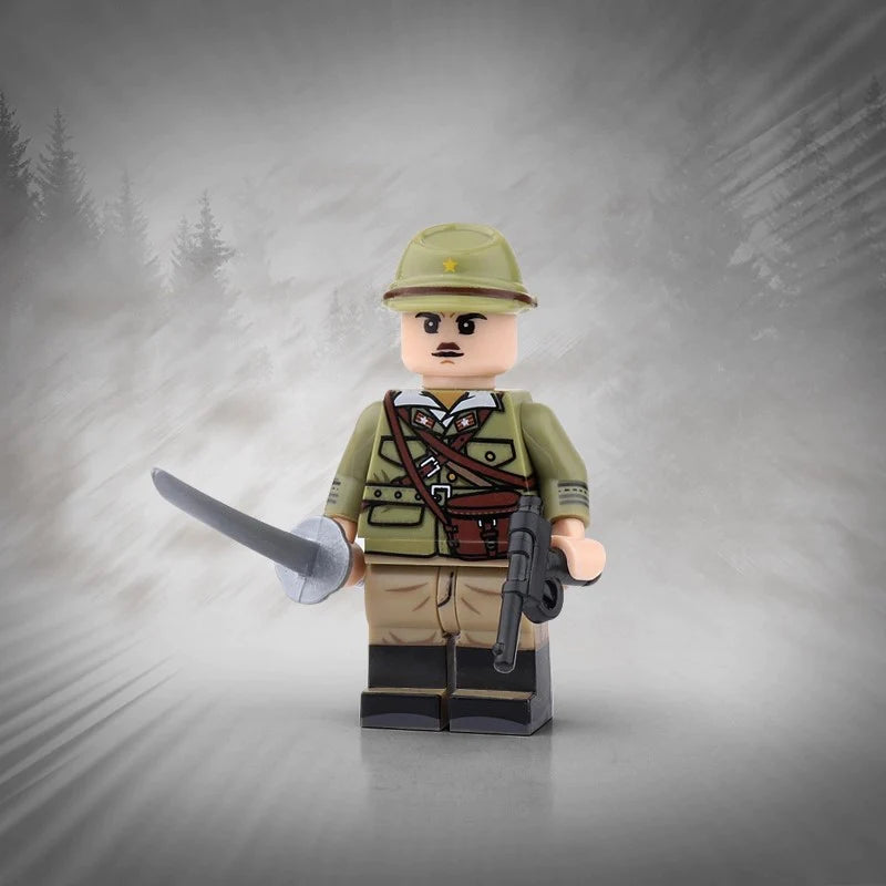 WW2 Japanese Captain Soldiers in Pacific Theatre - [10] FIGURES + Namb ...