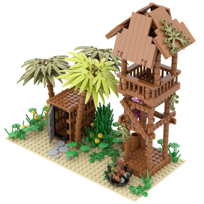 WW2 Japanese Guard tower POW cell battle scene – SdKfzbrick