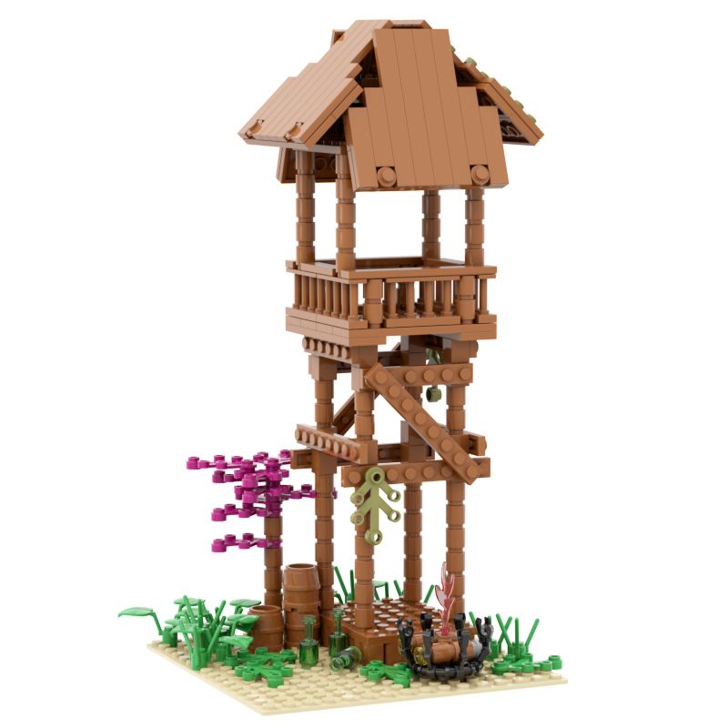 WW2 Japanese Guard tower POW cell battle scene – SdKfzbrick