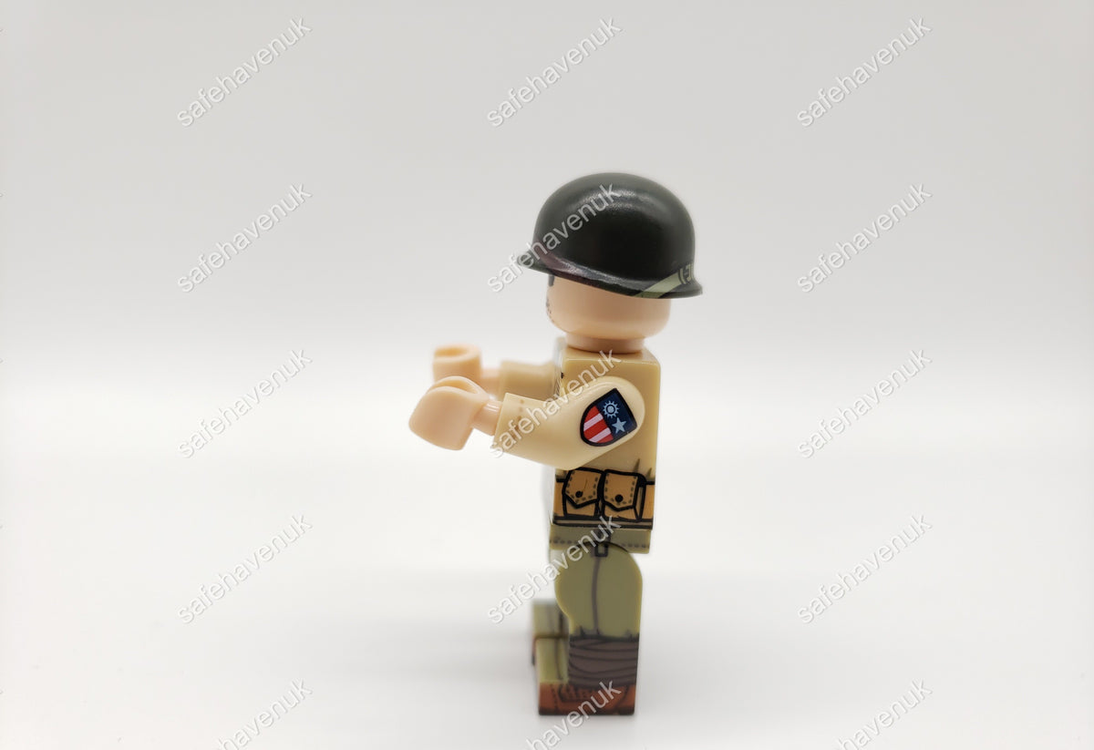 WW2 US 1st Special Operations Wing Rifleman soldier figures w/ M1 Gara ...