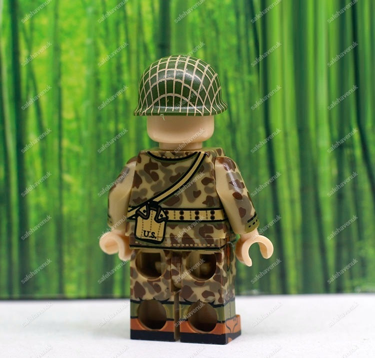 WW2 US Marine Sniper soldier figures w/ M1903 Springfield - – SdKfzbrick