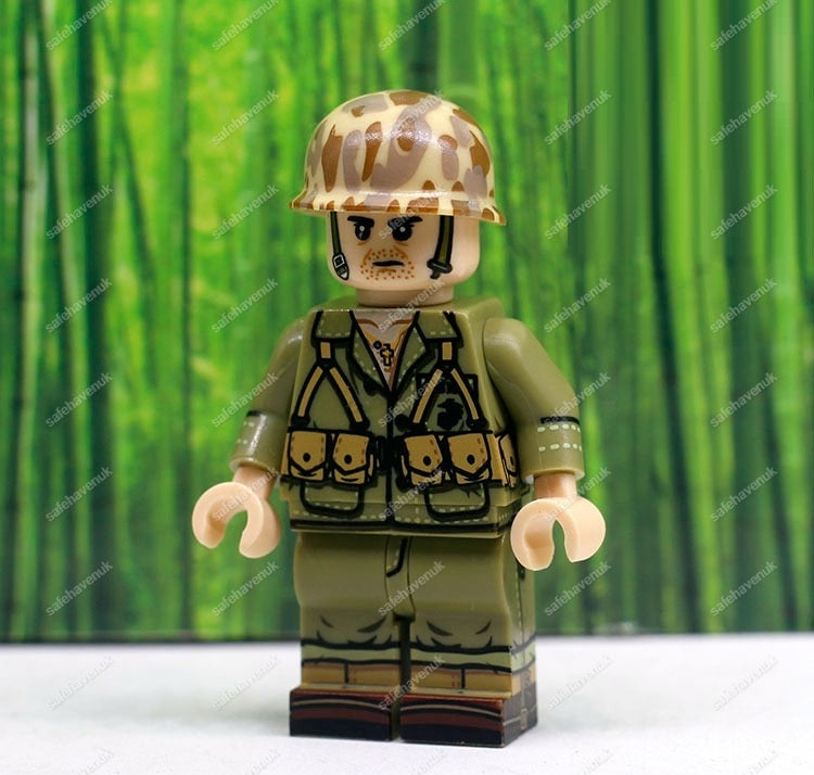 WW2 US Marine - Rifleman soldier - [10] figures w/ M1 Garand - – SdKfzbrick