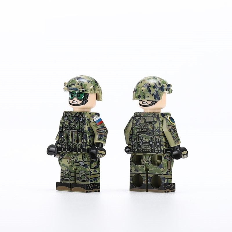 Russian Armed Force - Spetsnaz GRU Soldier [5] figures w/ weapons ...
